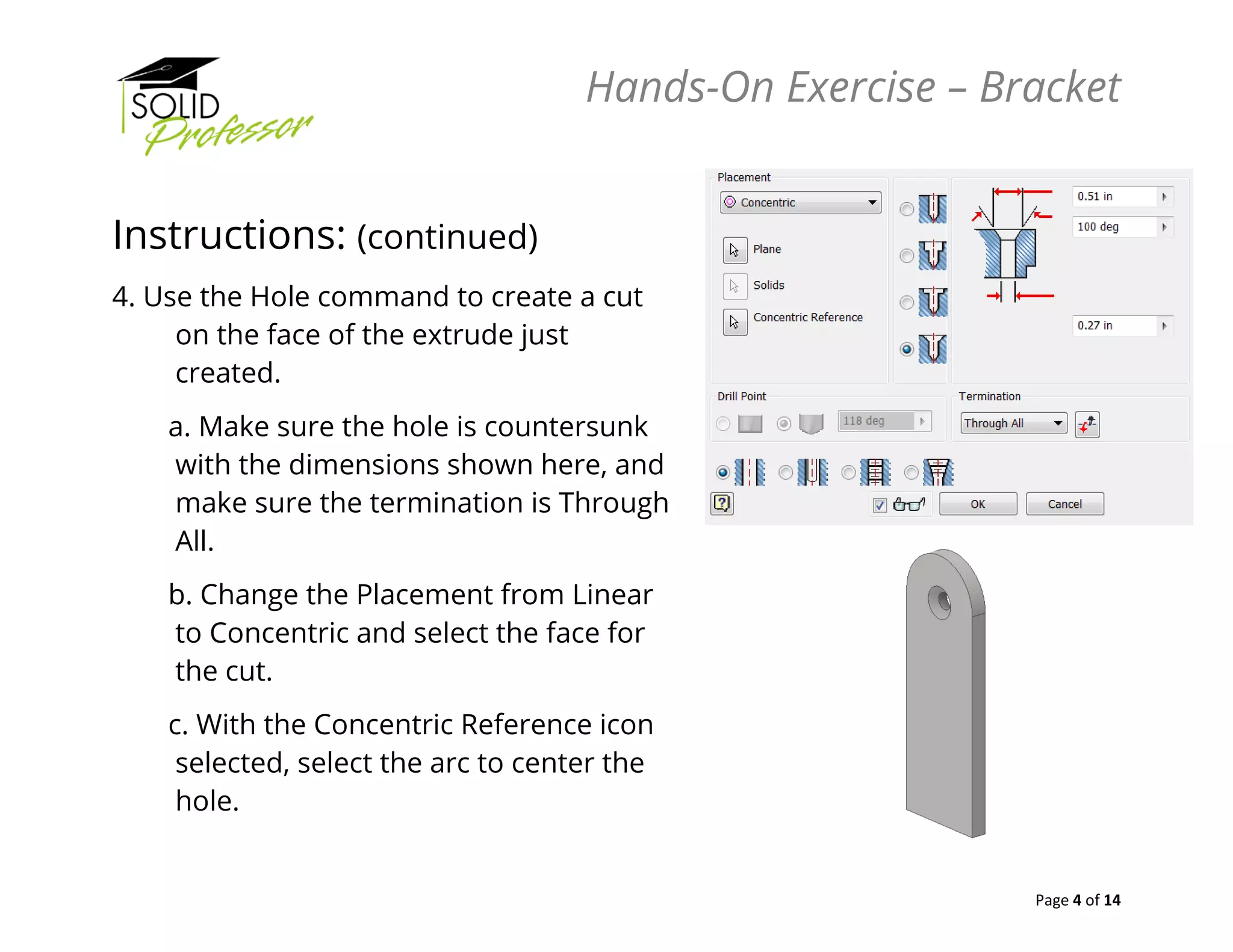 Bracket Exercise (Inventor) | PDF