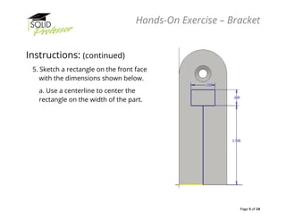 Bracket Exercise (Inventor) | PDF