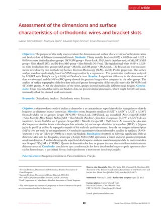 Evaluation of Bracket dimension | PDF