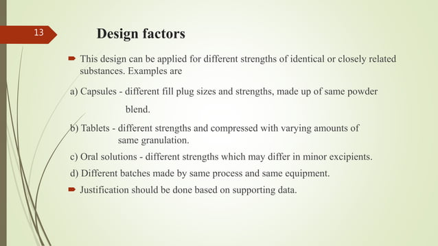 Bracketing and Matrixing Methods for Stability analysis | PPTX ...