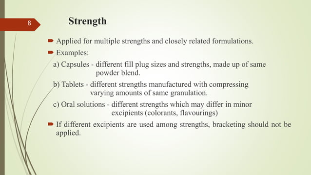 Bracketing and Matrixing Methods for Stability analysis | PPTX ...