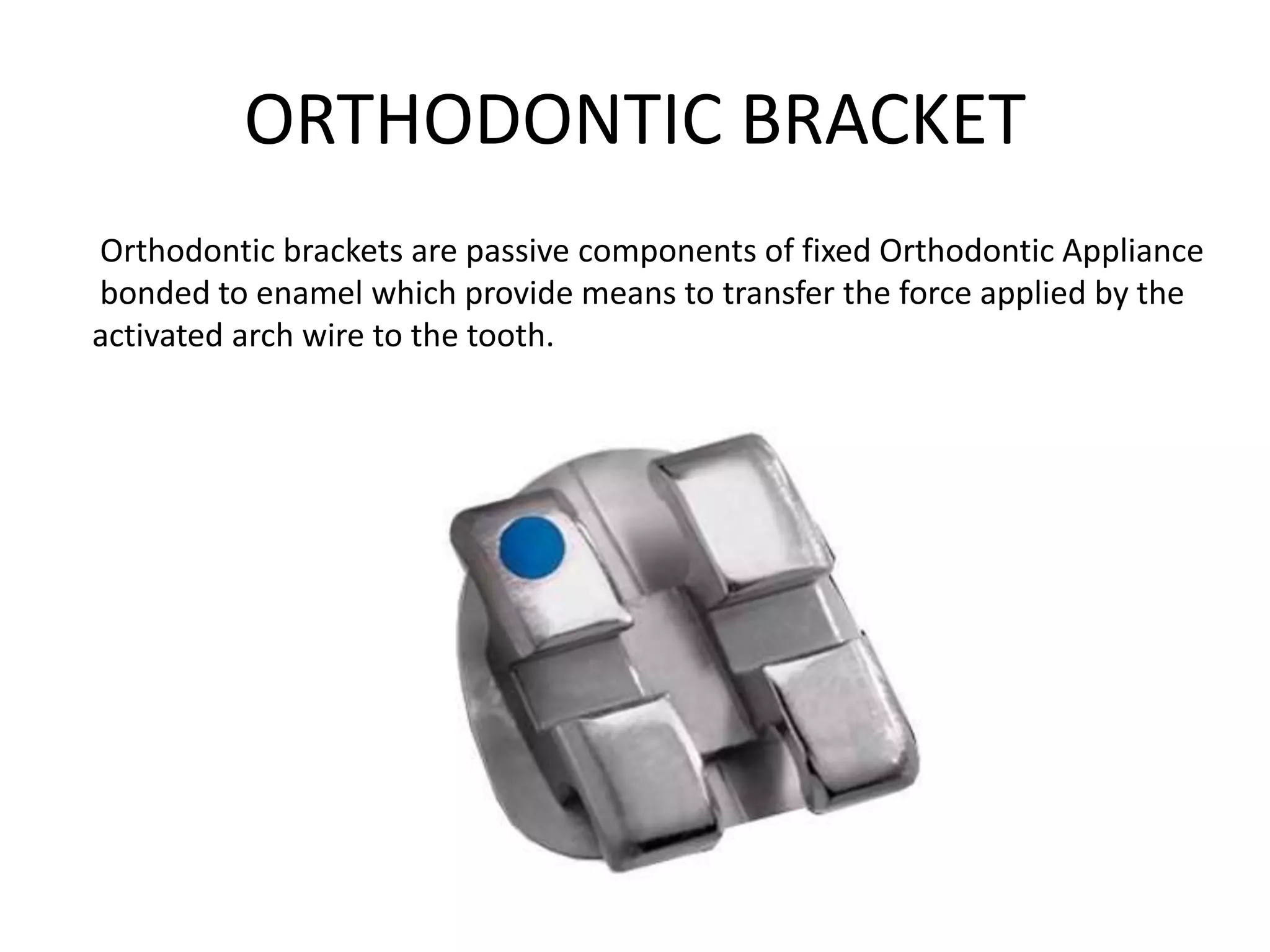 Bracket prescription(Orthodontics) | PPTX