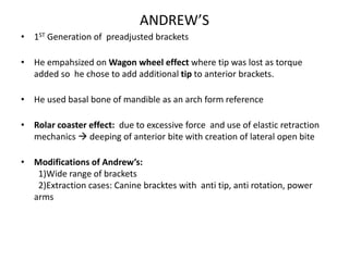 Bracket prescription(Orthodontics) | PPTX