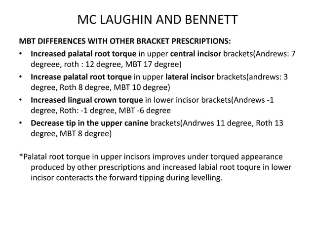 Bracket prescription(Orthodontics) | PPTX | Oral care | Personal Care