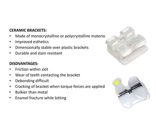Bracket prescription(Orthodontics) | PPTX