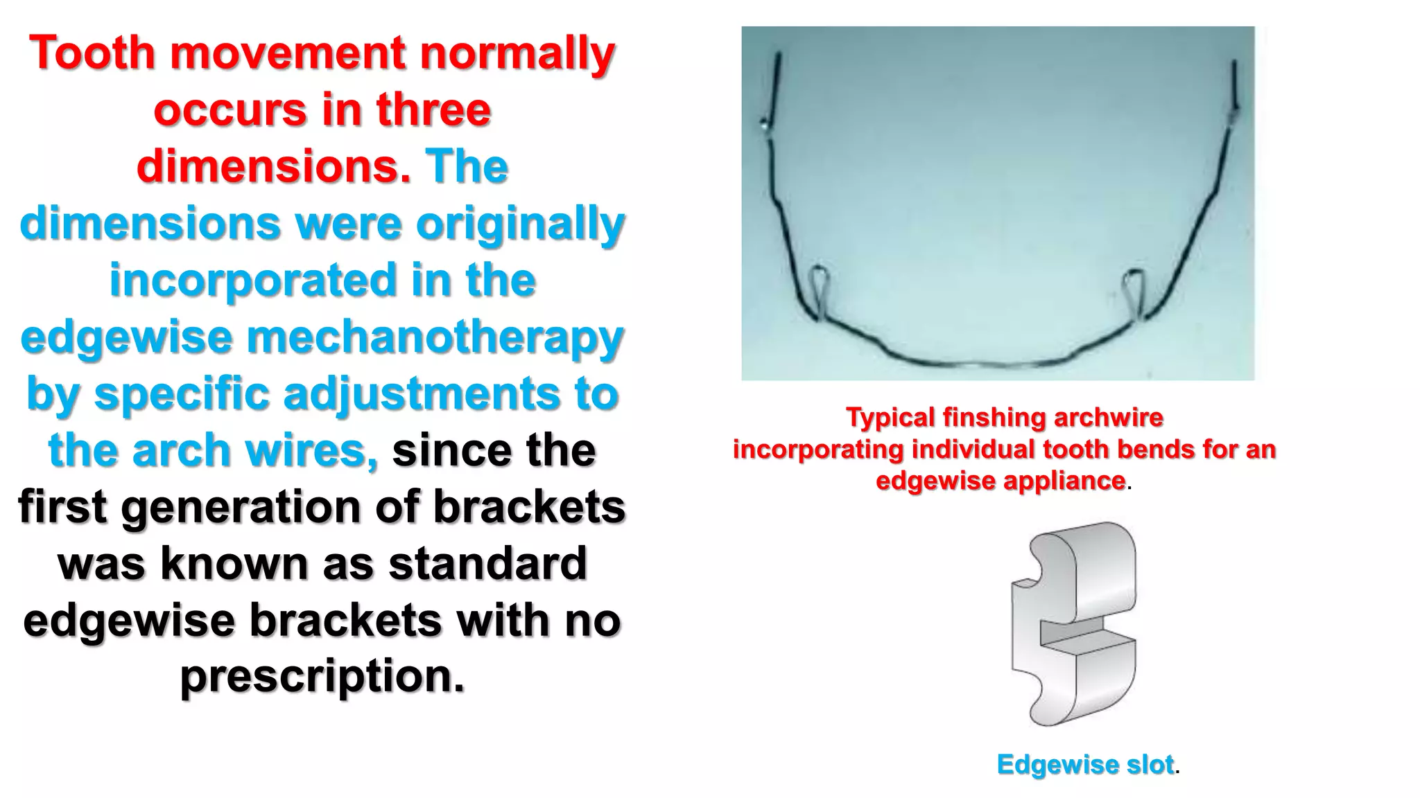 orthodontic bracket prescription 1 | PPTX