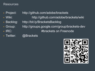 Introduction to Adobe Brackets | PPT