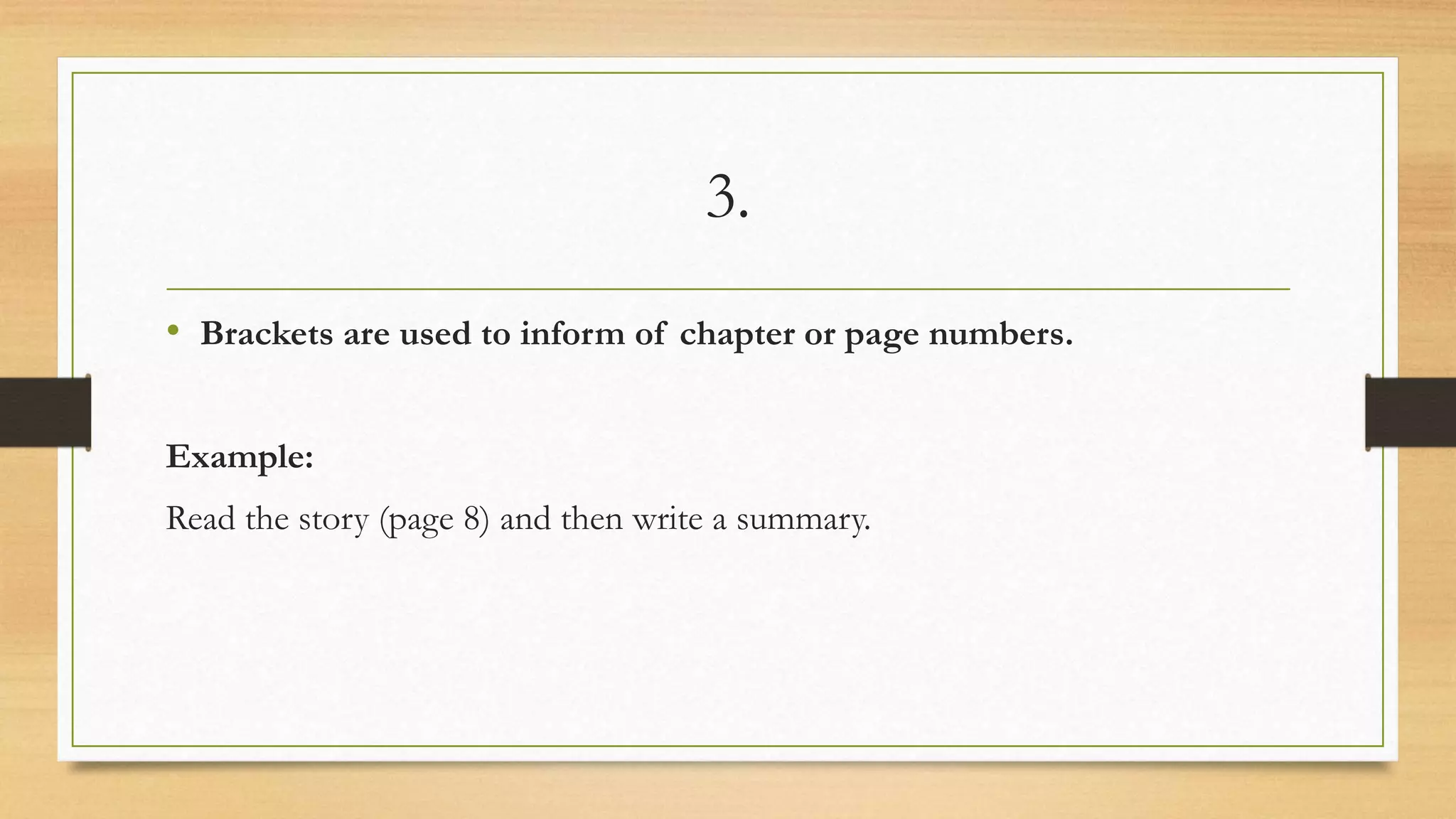 Brackets & ellipses | PPTX