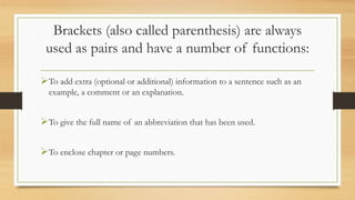 Brackets & ellipses | PPTX
