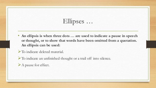 Brackets And Ellipses