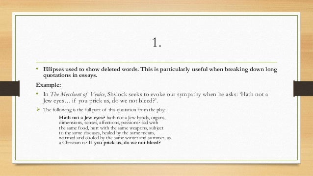 Brackets And Ellipses