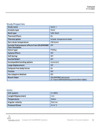 Bracket simulation static 1-1 | DOCX