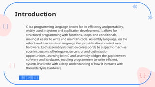 nptel c programming and assembly language | PPTX