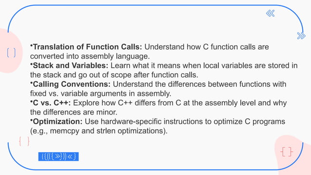 nptel c programming and assembly language | PPTX