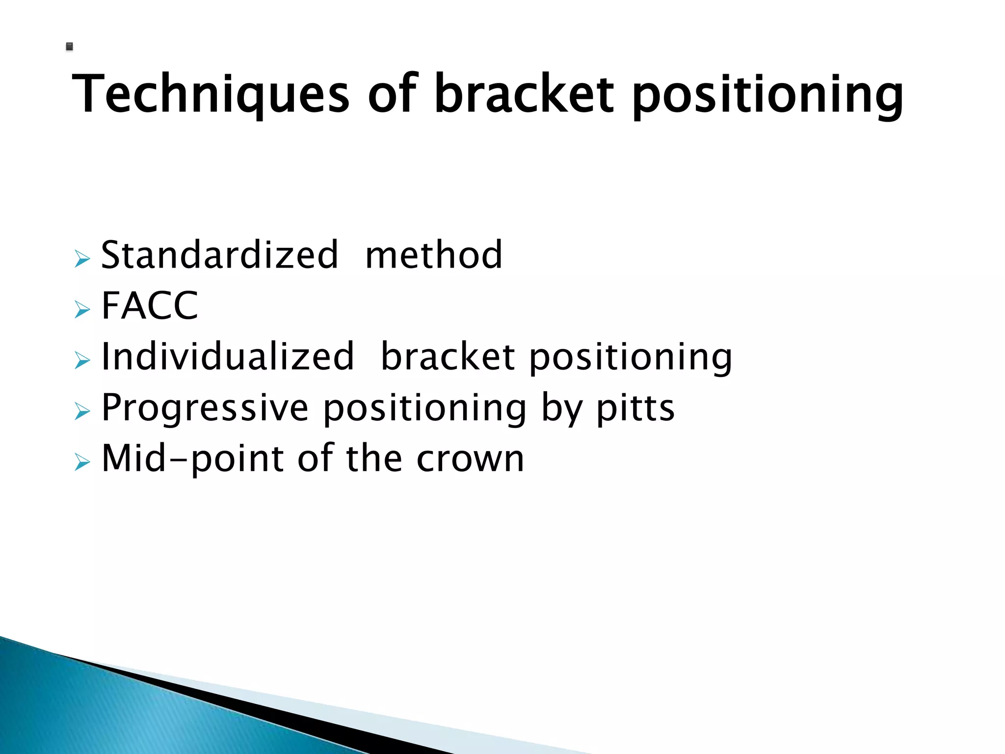 Brackets’ modification | PPTX