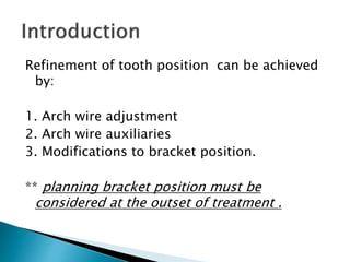 Brackets’ modification | PPTX