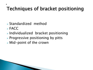 Brackets’ modification | PPTX