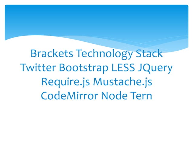Brackets text editor | PPT