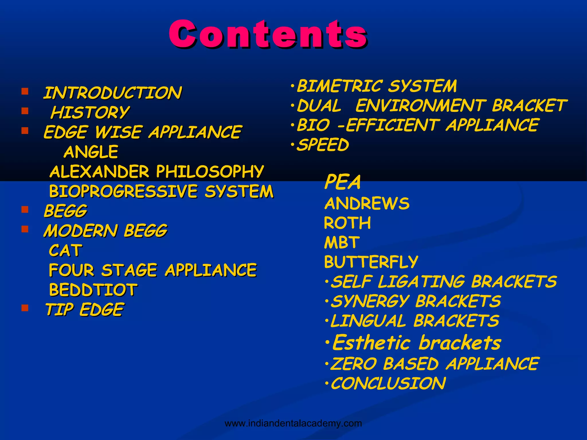Bracket systems in orthodontics / online fixed orthodontics courses ...