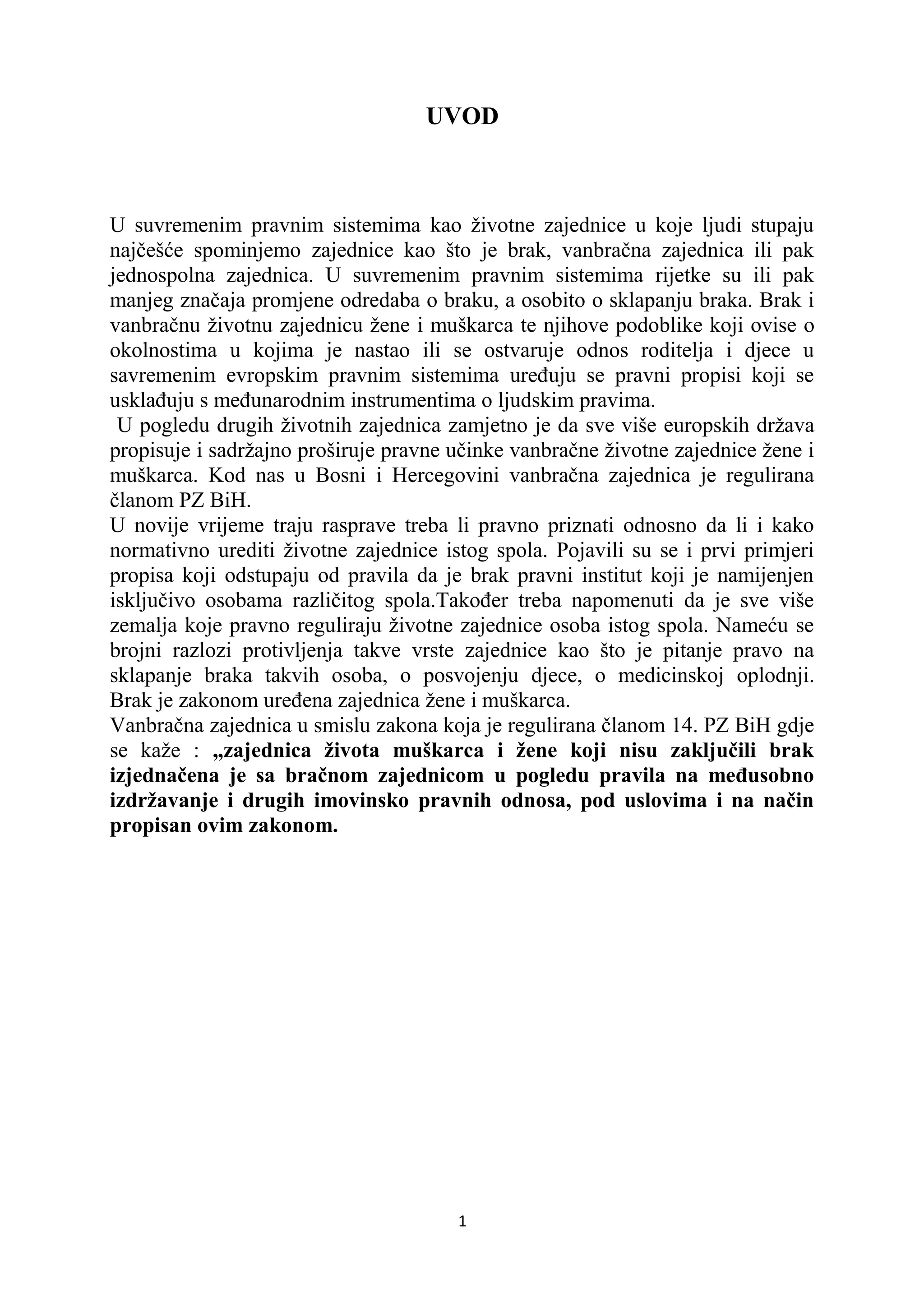 Bracno pravo i brak ij | PDF