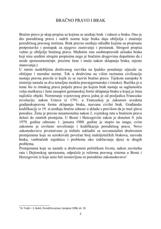 Bracno pravo i brak ij | PDF