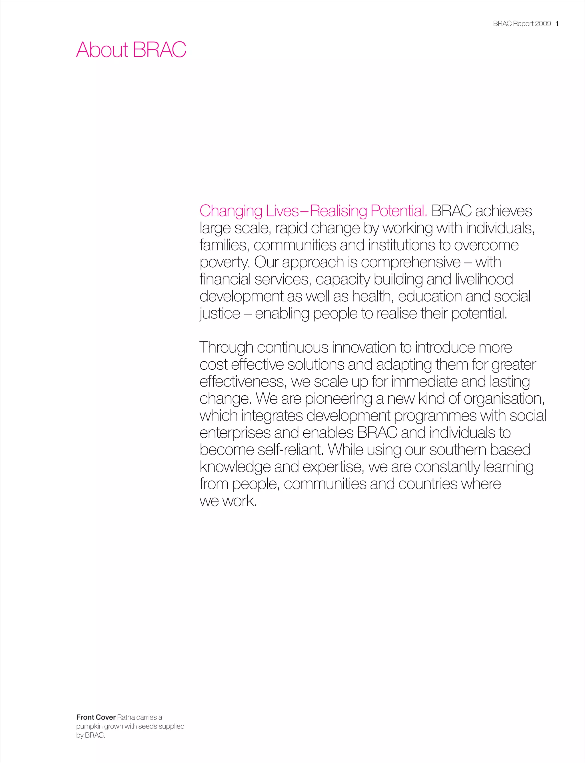 BRAC Report 2009 | PDF