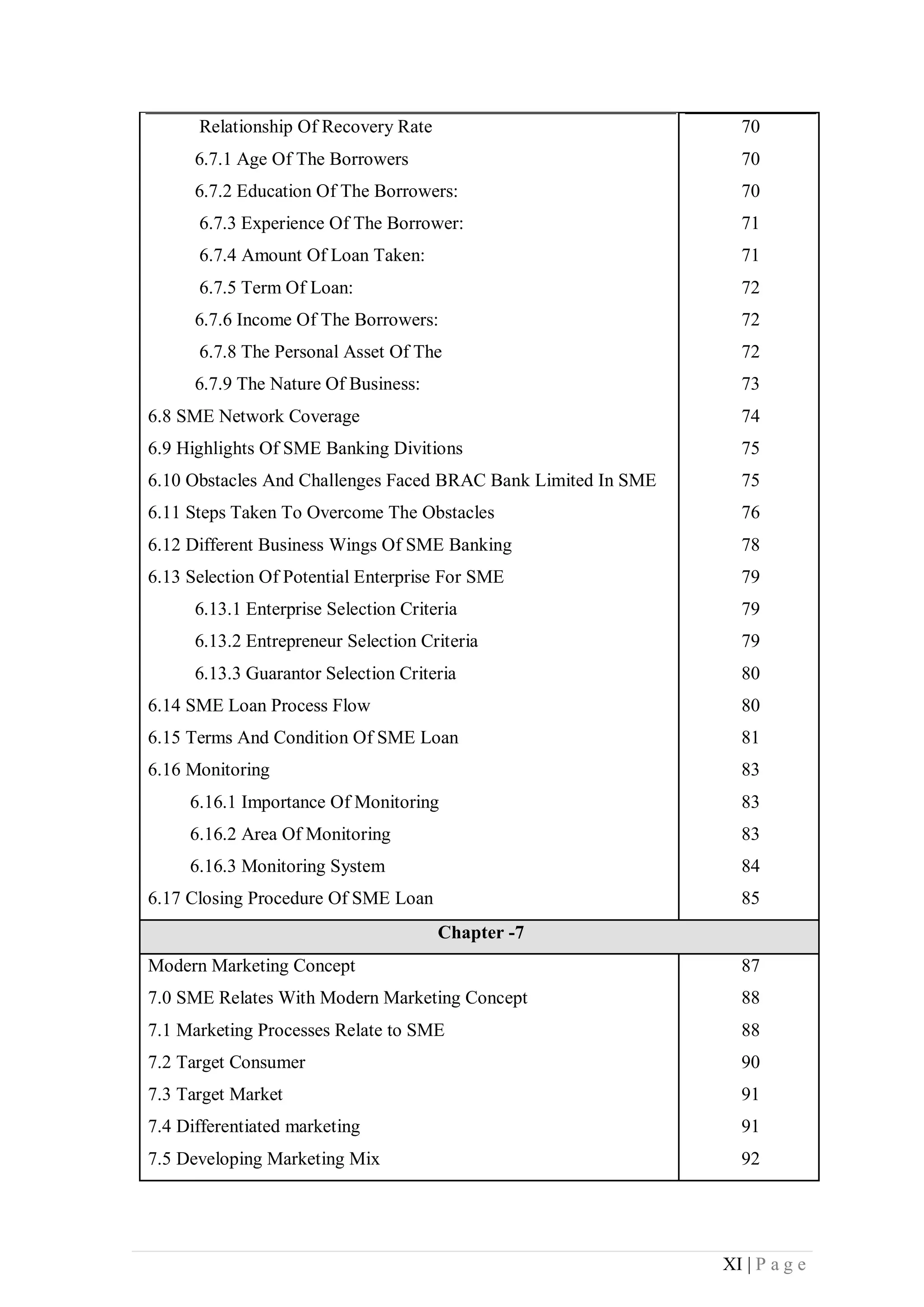 Brac sme banking activitis letter of transmittal | PDF