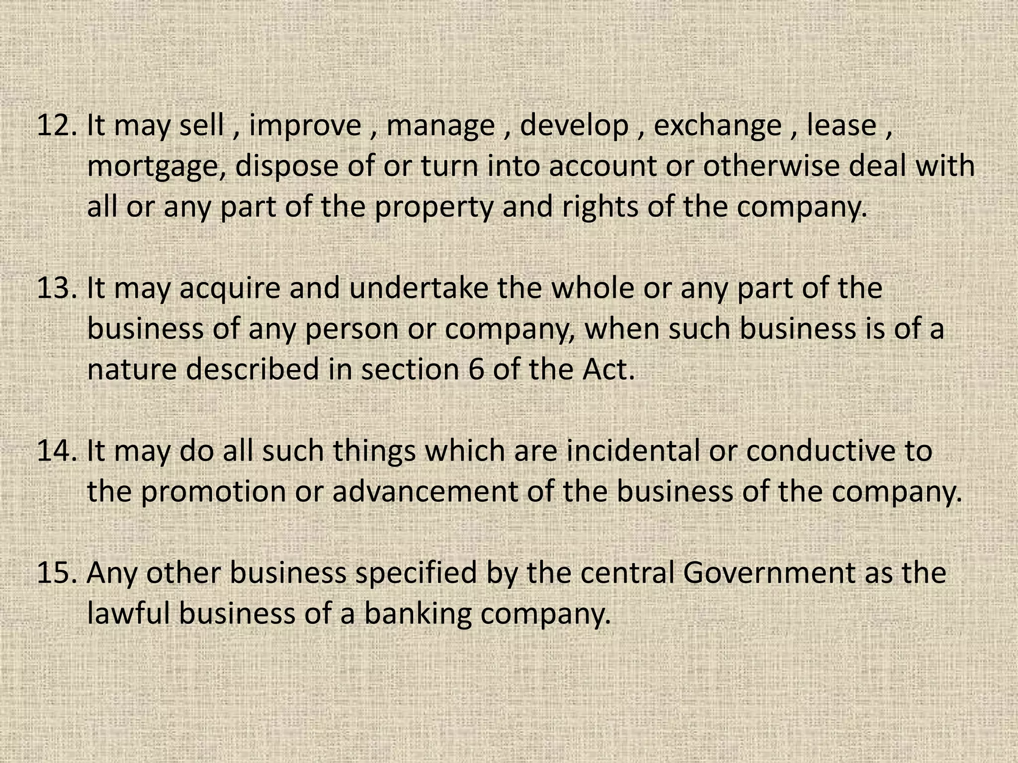 Banking Regulation Act 1949 | PPTX