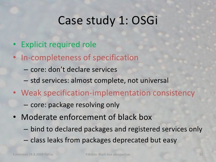 A Look at Current Component Models from the Black-box Perspective
