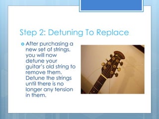 How To Restring A Guitar | PPTX