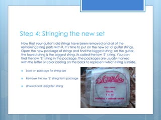 How To Restring A Guitar | PPTX