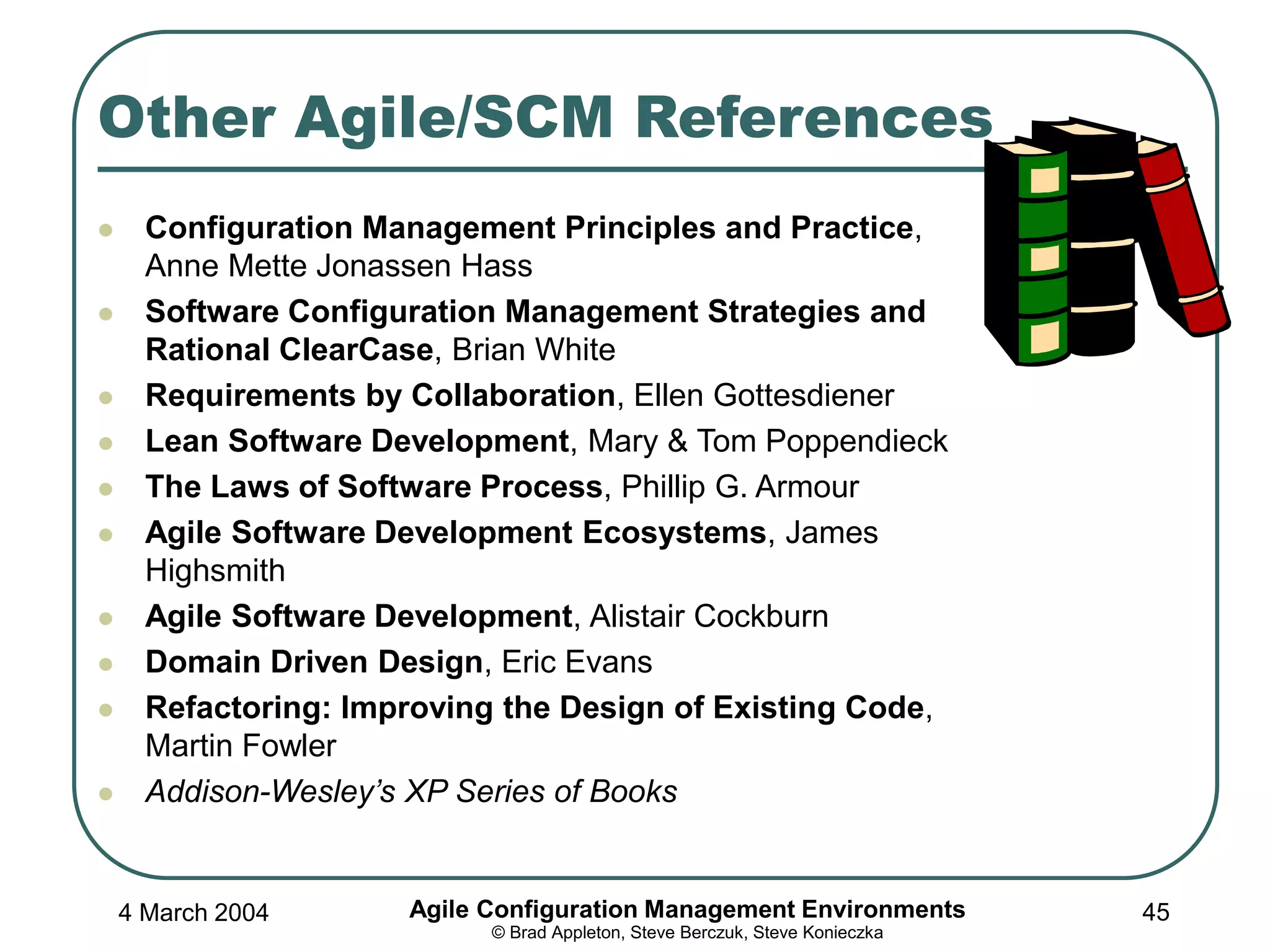 Agile Configuration Management Environments | PPT