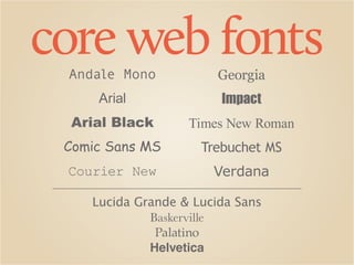 Web Typography: An Overview | PPT