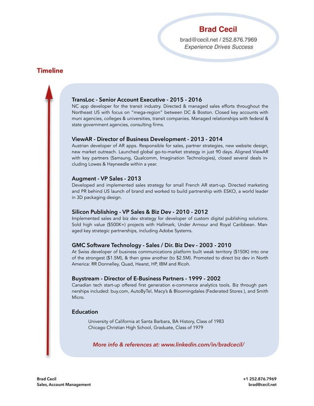 Brad Cecil CV | PDF