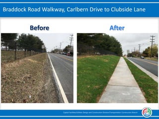 Braddock Road Walkway - Carlbern Drive to Clubside Lane | PPT
