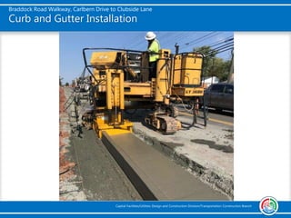 Braddock Road Walkway - Carlbern Drive to Clubside Lane | PPT