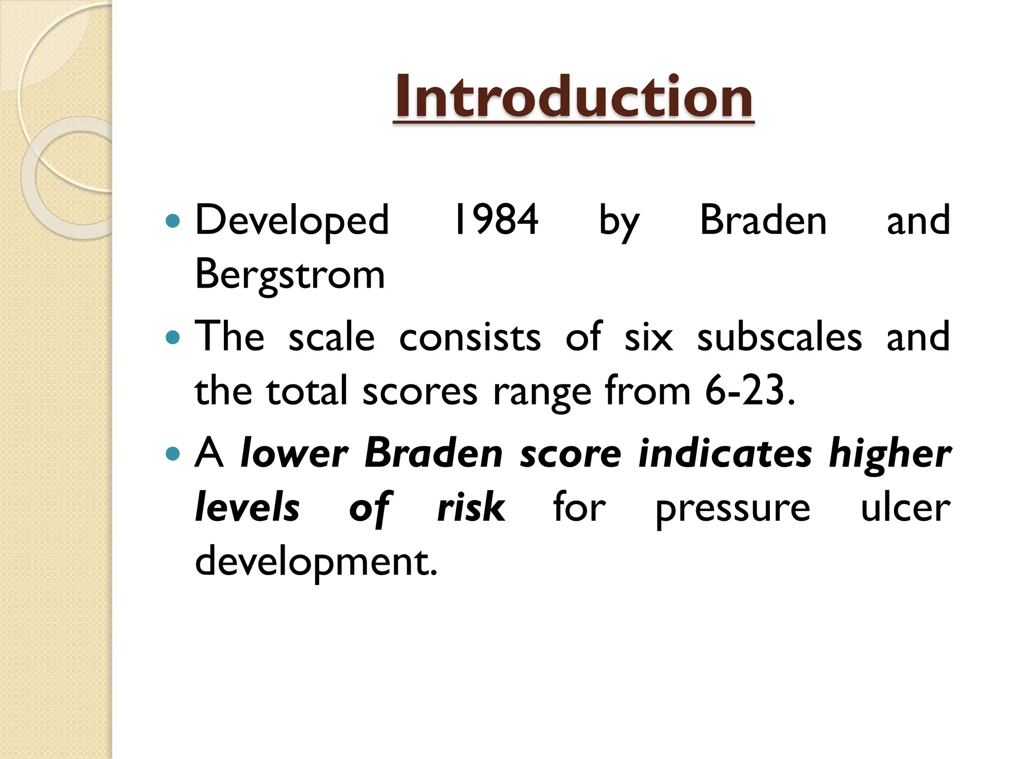 braden scale.pdf braden scale pressure sore | PDF