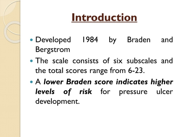 braden scale.pdf braden scale pressure sore | PDF