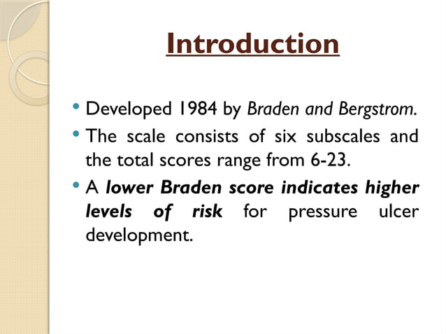 braden scale.pptx fuundamental braden scale | PPTX
