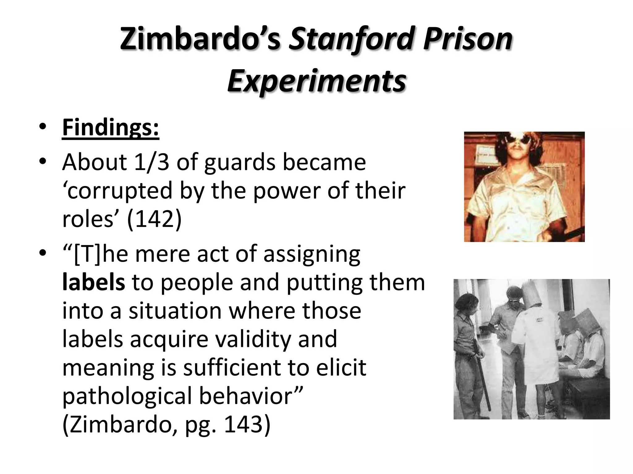 Bradford 213 lecture 3 four famous social psychology experiments | PPT