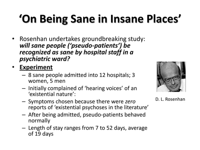 Bradford 213 lecture 3 four famous social psychology experiments | PPT