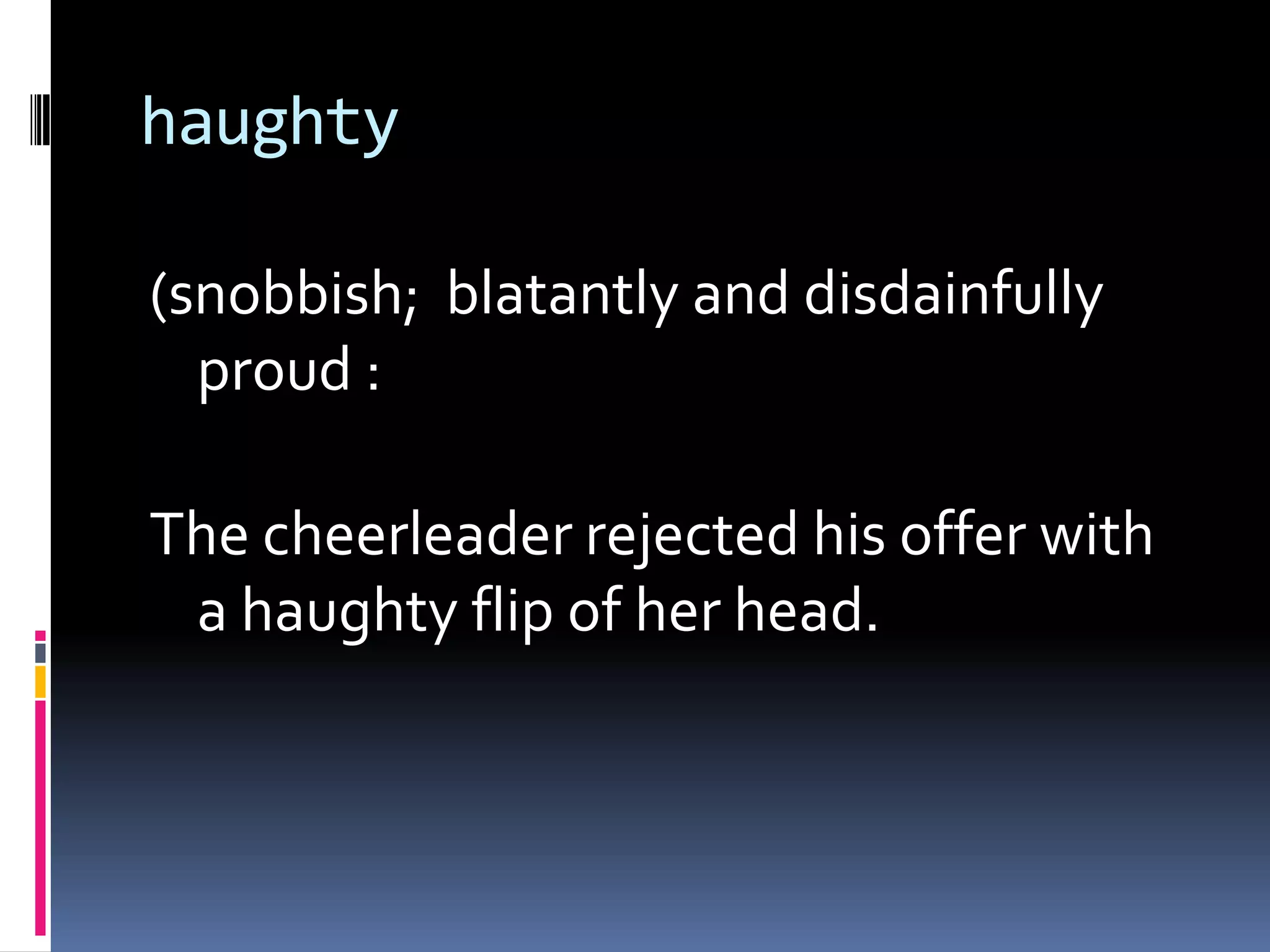 Bradford words to own vocabulary | PPTX