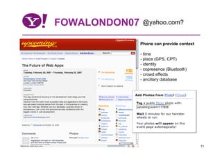 Bradley Horowitz @ FOWA Feb 07 | PPT