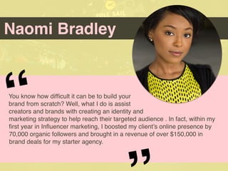 Naomi Bradley - Personal Brand | PPT | Free Download