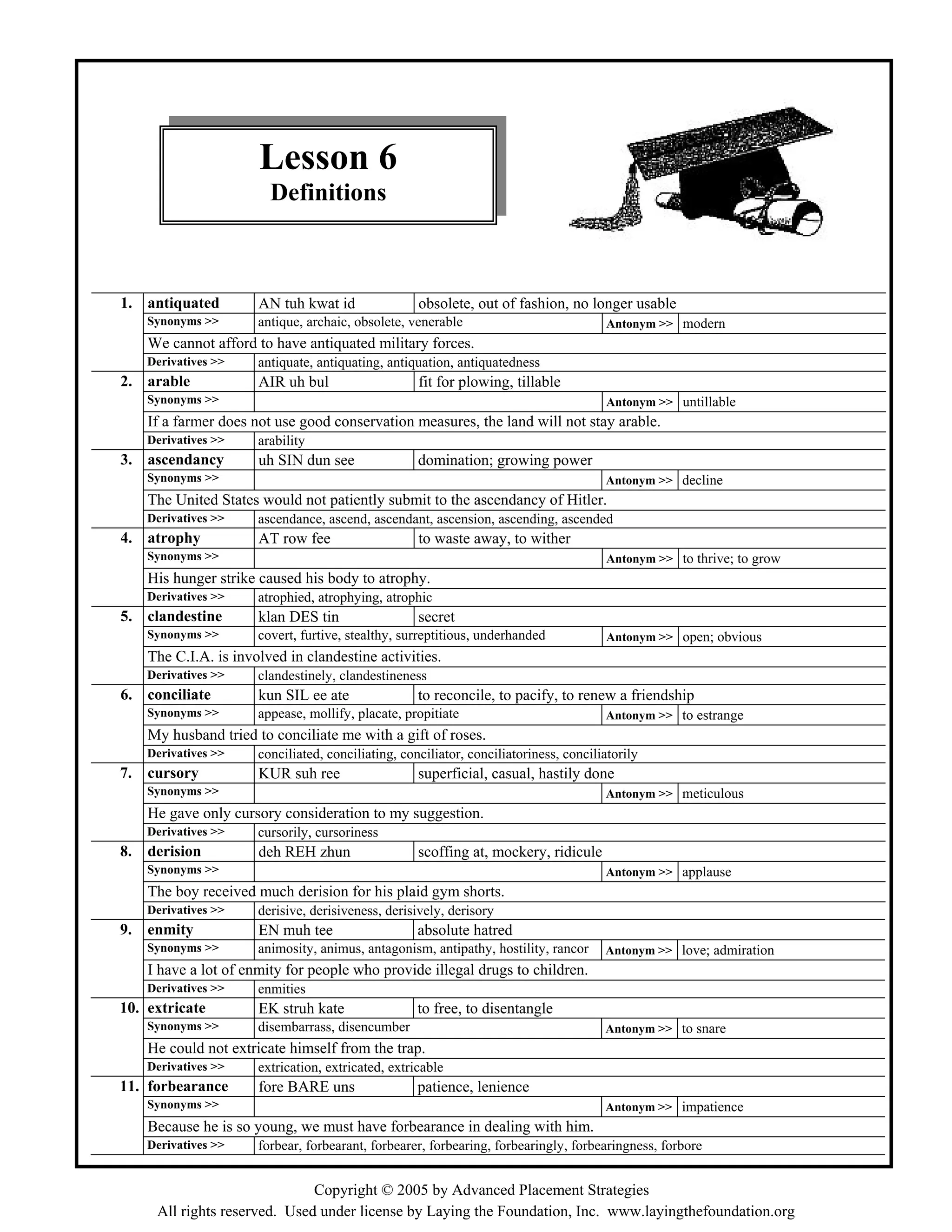 Bradley witham lesson 6 | PDF