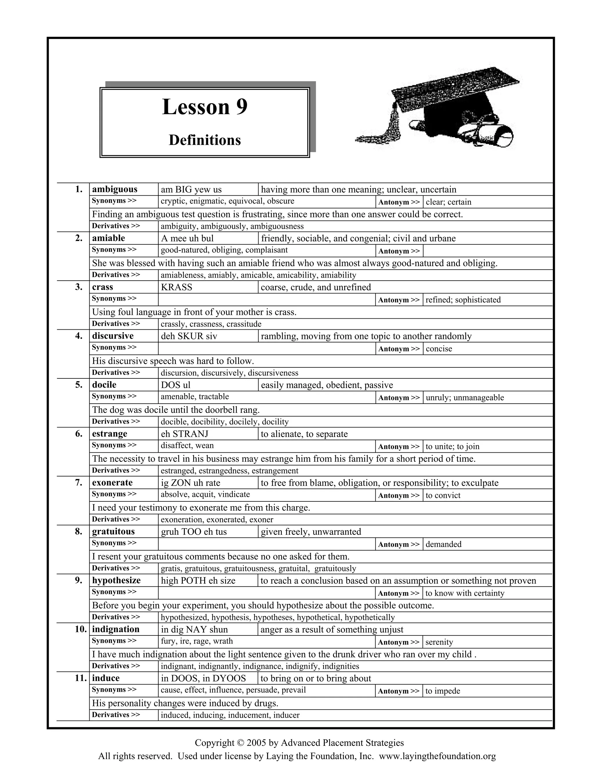 Bradley witham lesson 9 | PDF