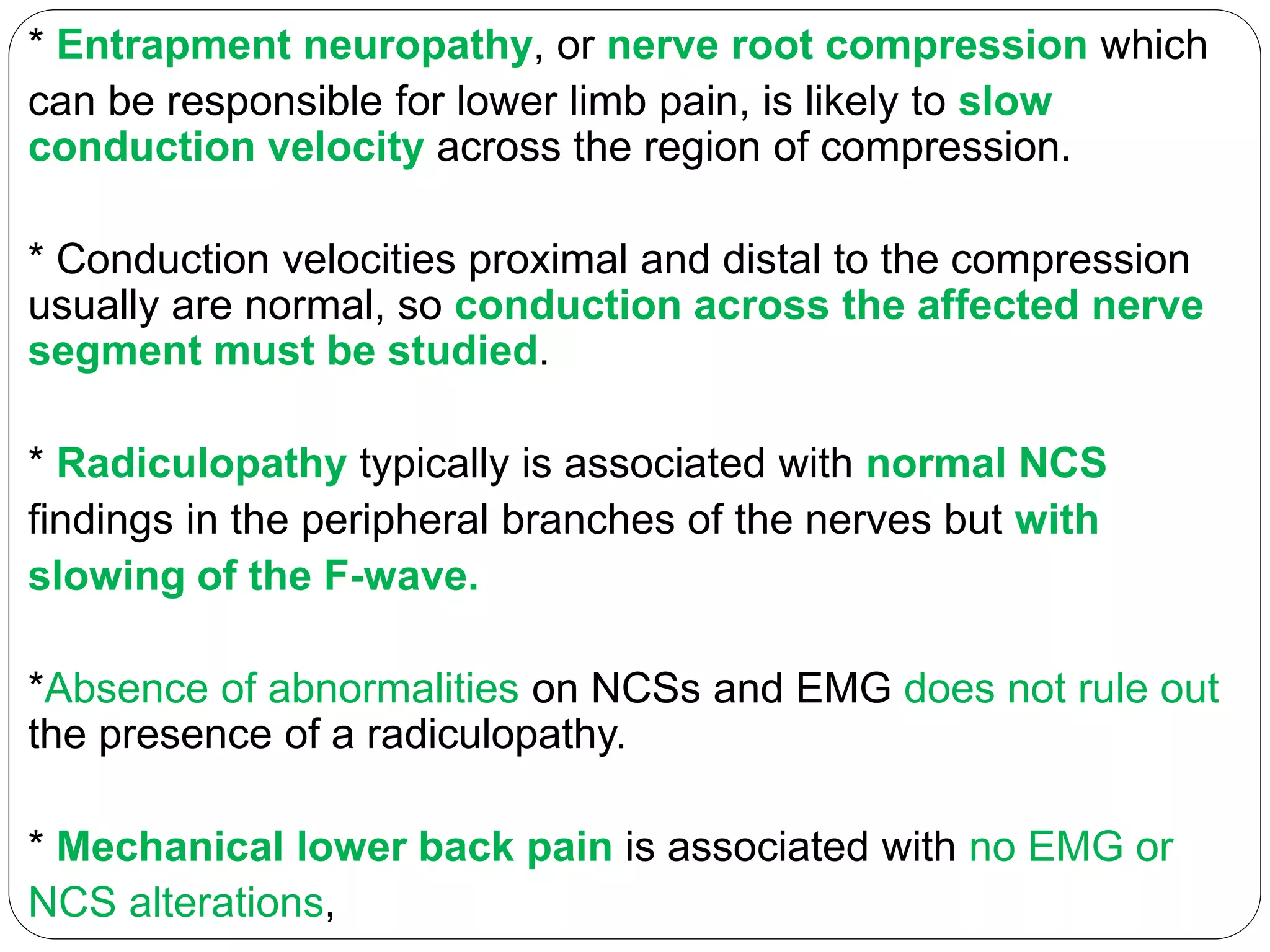 lower back and leg pain approaches | PPTX