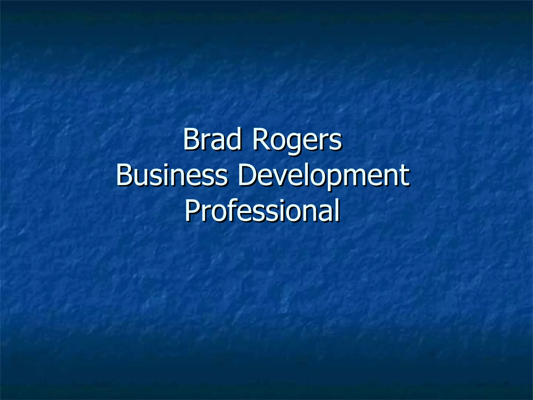 Brad Rogers | PPT
