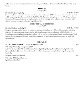 Brad rust resume | PDF