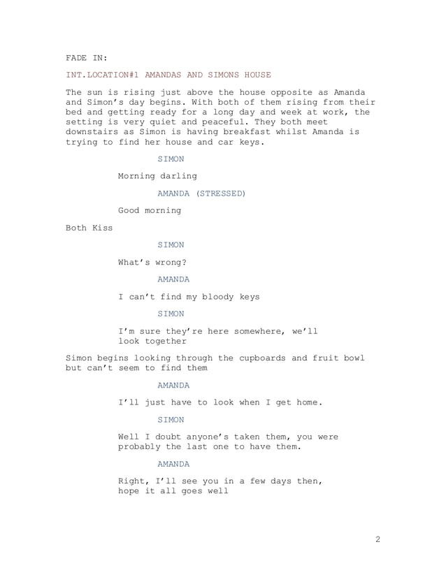 Brad script after first meeting with client | PDF